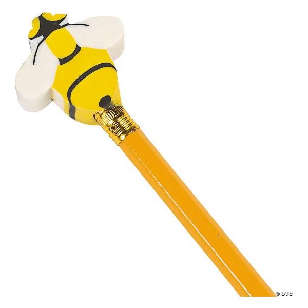 Great for Rosh Hashana: Busy Bee Eraser Pencil Toppers Set of 24 Toppe ...