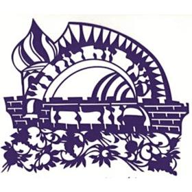 MIZRACH Hand Embellished Lasercut Jewish Papercut Art by Anna Kronick ...