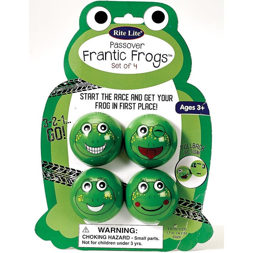 Passover Frantic Frogs Set of 4 — IsraelBookShop